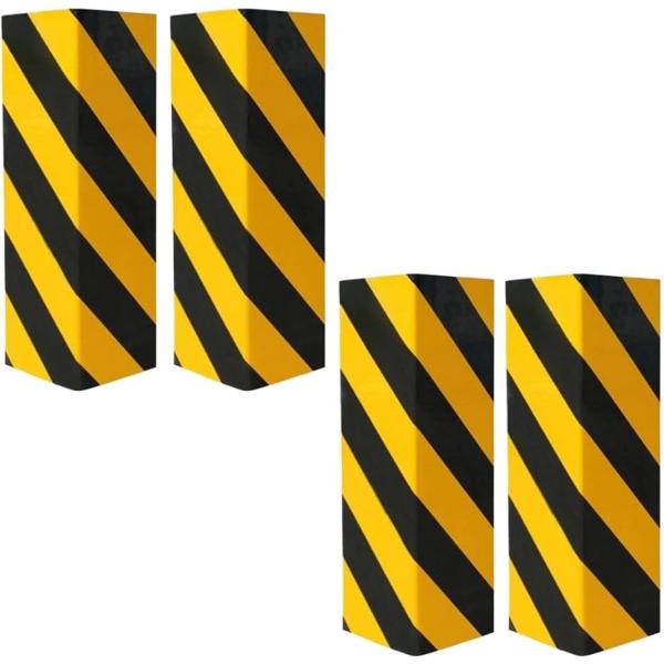 「高耐久PE素材」高密度ポリエチレン素材を使用し、優れた衝撃吸収力と耐候性を兼ね備えています。屋外でも長持ちする耐久設計です。ガレージ、駐車場、倉庫、柱、壁など様々な場所に柔軟に対応。屋内外を問わずご使用いただけます。「視認性の高いトラ柄デ...