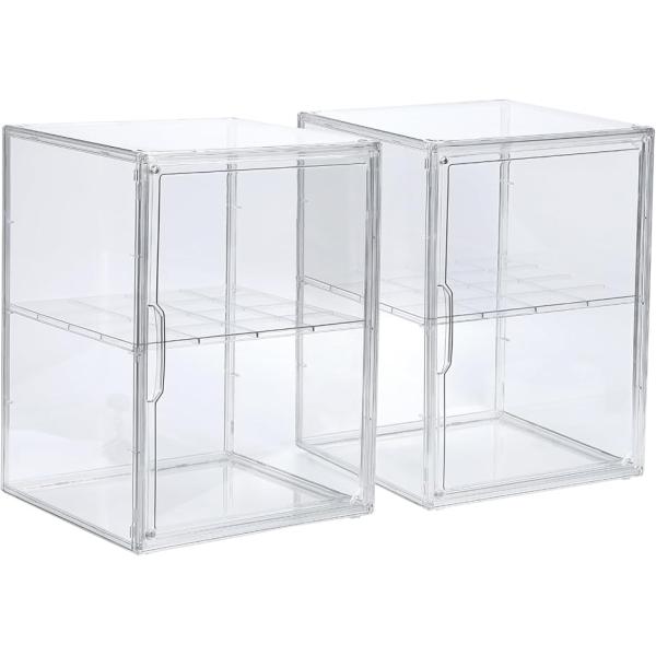 バリエーションコード : 2BUO8LIC3O「クリアに魅せるディスプレイケース」 透明度の高いアクリル素材を使用したフィギュアケースは、収納しながらコレクションの美しさを引き立てます。ショーケースとしても使えるので、お気に入りのアイテムを...