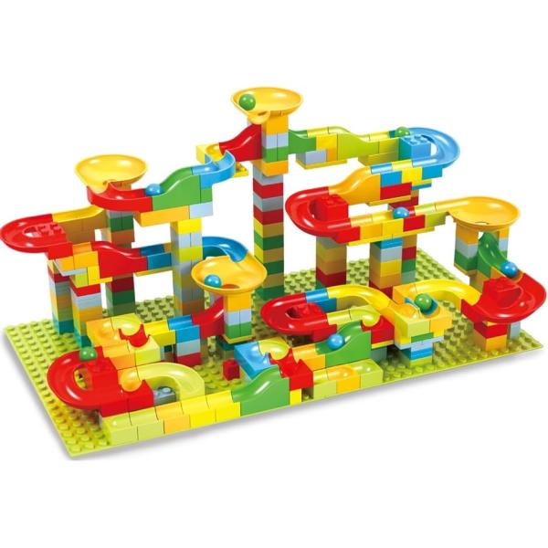 指先と頭をフル活用。ビー玉転がしブロックセットは、子供の創造性と空間認知力を育む知育玩具です。スロープとボールが付いたブロックセットで、子供の創造性を解き放ちましょう。カラフルなブロックとスロープで創造性を刺激。組み立てはDIY感覚で楽しめ...