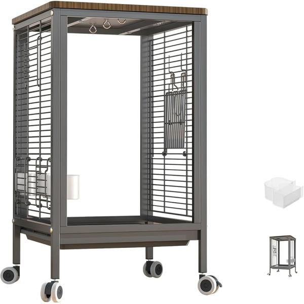 バリエーションコード : 2BU4G4N3J4「上部置物スペース」頑丈な木製トップボードを設置し、餌入れや掃除道具はもちろん、観葉植物やお好みのインテリア小物までスマートに置くことができます。リビングや子ども部屋など、設置場所を選ばずスペー...