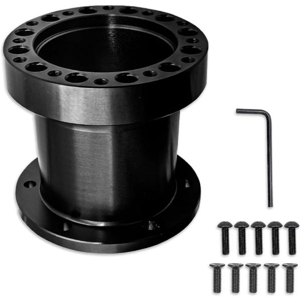 「ハンドル位置を快適に調整。」長時間のドライブや運転姿勢の悩みを解消するステアリングボススペーサーです。ドライビングポジションを自由に調整可能。汎用タイプなので、幅広い車種に対応しています。長距離運転の疲労軽減や快適な運転姿勢をサポートしま...