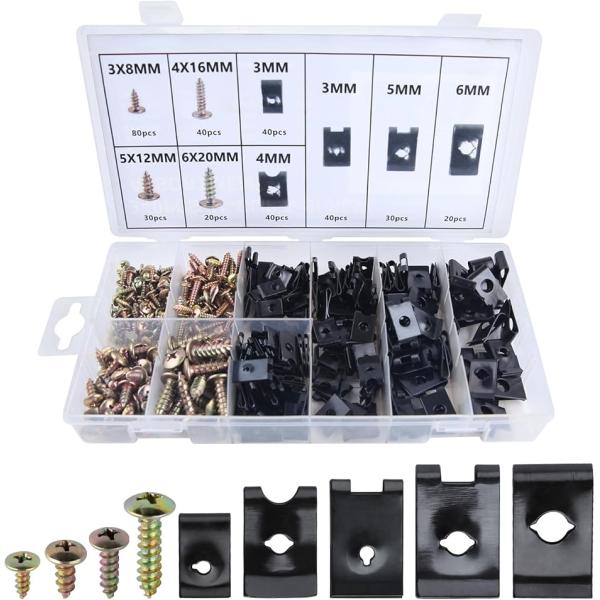 「セット内容」ご購入いただいた方には、40個 3mmクリップ、20個 6mmクリップ、40個 3mmノッチクリップ、40個 4mmノッチクリップ、30個 5mmノッチクリップ、80個 M3x8mmネジ、40個 M4x16mmネジ、30個 M...