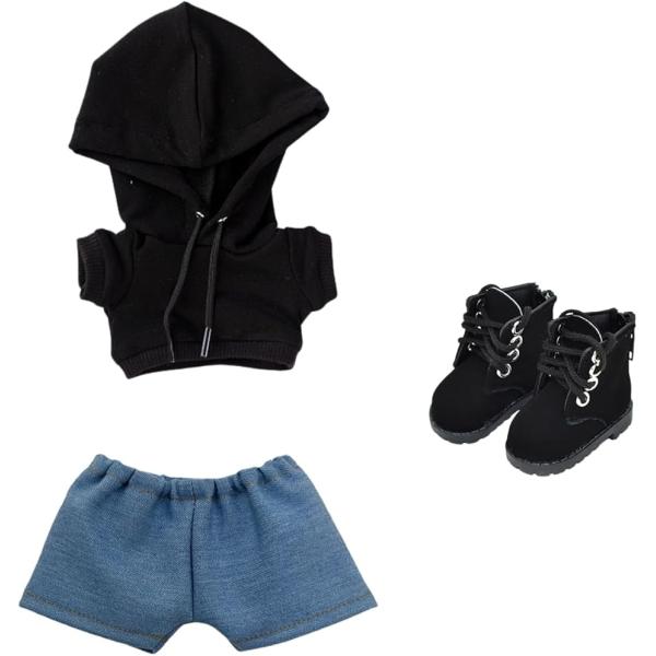 バリエーションコード : 2BU5PUCVRJ適用ドールサイズ： 本商品は、約10cm〜20cmの綿人形に適応するサイズです。お手持ちの人形にぴったりのアイテムです。セット内容： パーカー、ズボン、靴の3点セットです。特に靴は人形が立つため...