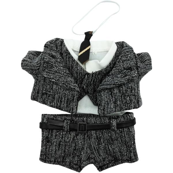 バリエーションコード : 2BU5PU2JXHかわいいデザイン：シンプルでおしゃれなデザインが魅力的のぬい服。 シャツ ズボン ベルト スーツ ベスト ネクタイの６点セットで、大切なぬいぐるみをもっと可愛くドレスアップできます。高品質な素材...