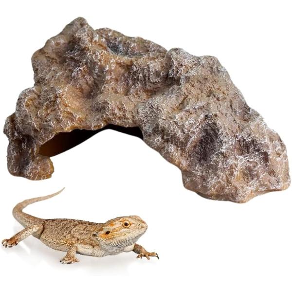 「まるで本物」軽量な樹脂製でリアルな岩場を再現。掃除もしやすく扱いやすい。「多種多様なペットに使える」トカゲやカエルなど多種多様なペットに対応可能なシェルター「ストレス対策」側面の穴が心地よい暗さを提供。ストレス軽減にぴったり「レイアウトに...