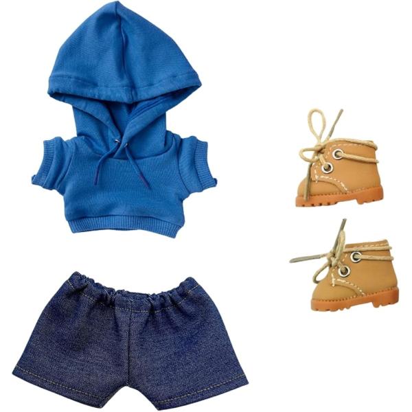 バリエーションコード : 2BU5PUCVRJ適用ドールサイズ： 本商品は、約10cm〜20cmの綿人形に適応するサイズです。お手持ちの人形にぴったりのアイテムです。セット内容： パーカー、ズボン、靴の3点セットです。特に靴は人形が立つため...