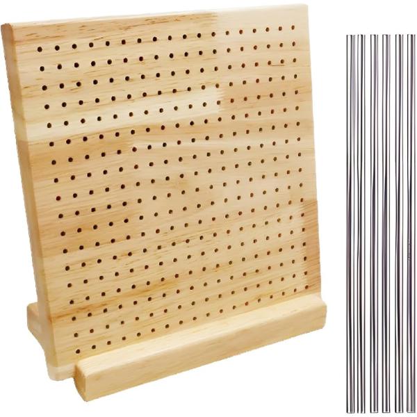 バリエーションコード : 2BU6ISGUUS編み物の形をきれいに整えてくれる、木製のブロッキングボードです。グラニースクエア、透かし編み、モチーフ編みを楽しむ時に、ブロッキングボードがあると、とっても便利。模様の形を整え、出来ぐあいをしっ...