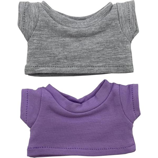バリエーションコード : 2BU6ODK4DJぬいぐるみの着せ替えにぴったりな、10cm・15cm・20cmサイズのTシャツ2枚セットが登場。こどれもシンプルで使いやすいデザインで、パンツやスカートとの相性も抜群。柔らかくて伸縮性のある素材...