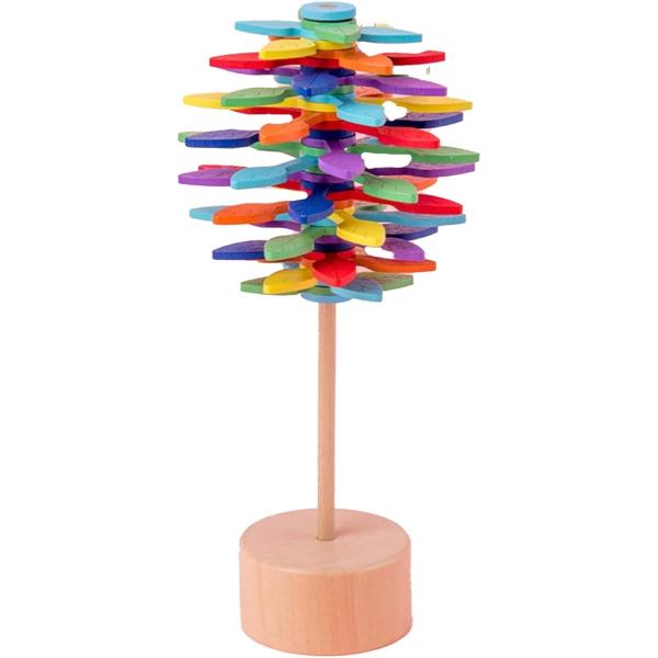 バリエーションコード : 2BU6GN05TK回るアート、フィボナッチツリーで癒しの空間を。カラフルな回転ロリポップのようなフィボナッチツリーは、見ているだけでも楽しいフィジェットトイです。回転させることで美しい模様が変化し、感覚おもちゃと...