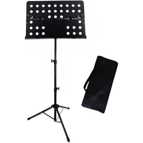 （折りたたみ式）譜面台部分が二つに折りたためてコンパクト収納できます。（収納ケース付き）持ち運びに便利な収納ケース付き（丈夫な構造）従来の譜面台に比べて安定感がある為屋外での使用も可能になります。（iPad使用可能）譜面の代わりに楽譜を取込...