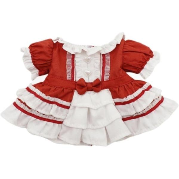 バリエーションコード : 2BU908NSKN適用ドールサイズ： 本商品は、約20cmの綿人形に適応するサイズです。お手持ちの人形にぴったりのアイテムです。セット内容： ロリータ風のワンピースです。注意点： 本商品には人形本体やその他のアパ...