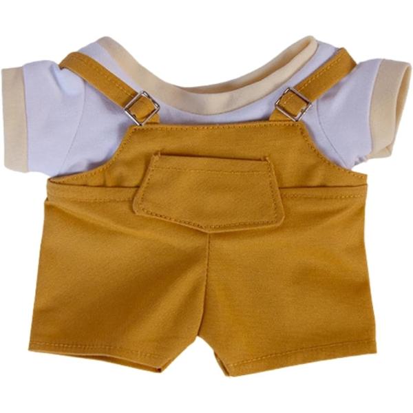 バリエーションコード : 2BU90YGGL3適用ドールサイズ： 本商品は、約10〜20cmの綿人形に適応するサイズです。お手持ちの人形にぴったりのアイテムです。セット内容： オーバーオール(サロペット)とTシャツのセットです。注意点： 本...