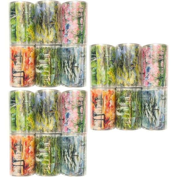 バリエーションコード : 2BU91KNI0K北欧の森をそのまま閉じ込めたような、透明感あるPET素材の木と森のマスキングテープ。繊細な自然モチーフをリアルに再現した美しいデザインで、コラージュ・手帳デコ・DIY・ラッピングなどにぴったり。...