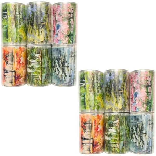 バリエーションコード : 2BU91KNI0K北欧の森をそのまま閉じ込めたような、透明感あるPET素材の木と森のマスキングテープ。繊細な自然モチーフをリアルに再現した美しいデザインで、コラージュ・手帳デコ・DIY・ラッピングなどにぴったり。...