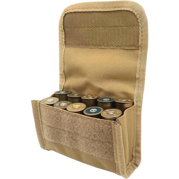 バリエーションコード : 2BU96XGQG612G、20G等のショットシェル、シェル型マガジンが収納できる丈夫なショットシェルポーチです。シェルの大きさによってはすべてのループ入らない場合があります。バリエーションがあります。お好みの仕様...