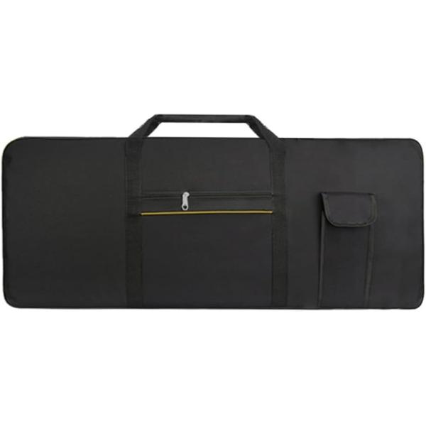 「ハイクオリティ素材」耐水性と耐振性に優れた420Dオックスフォード素材を採用。ダブルジッパー仕様でキーボードの出し入れがスムーズです。「快適な使用感」手提げスタイルで簡単に持ち運びが可能。使いやすさを追求した設計で、移動中も快適な使用感を...
