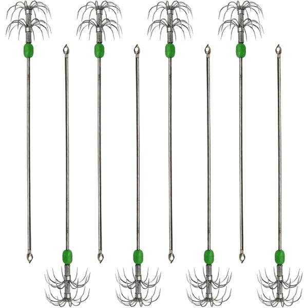 バリエーションコード : 2BU3FWTVU8「イカ釣りに最適。高性能イカフックセット」Saki＆Masaのイカフックは、イカ釣り愛好者に最適なアイテムです。傘フック2層で170mmのサイズ、エギやヤエンと組み合わせることで、夜間のイカ釣り...