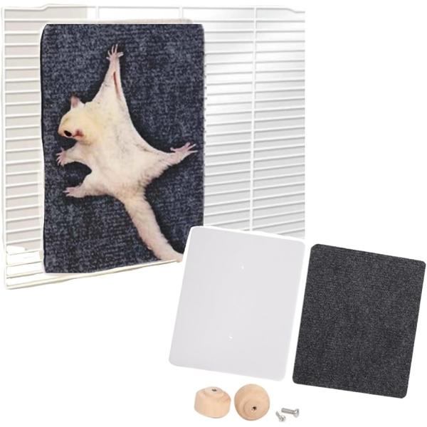 バリエーションコード : 2BUDGUCQW9「モモンガの運動不足を楽しく解消」モモンガやデグー、リスなど小動物が上り下りして遊べる登りシート2枚セット。運動スペースを作ることで、運動不足やストレスを軽減し、ペットの健康維持に役立ちます。上...