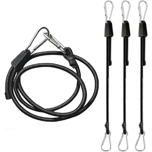 バリエーションコード : 2BUDL6T56Y調節可能なカラビナ付きゴムバンドです。伸縮性のあるラテックス製ゴムをナイロンカバーで補強し、耐久性に優れています。荷台やアウトドア用品の固定、荷物運搬など様々なシーンで活躍します。＊カラビナは軽...