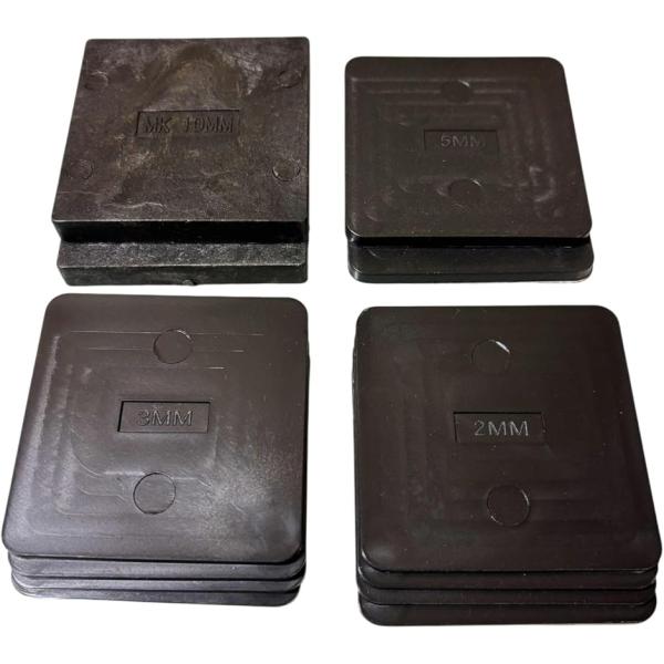 バリエーションコード : 2BUDV3OIP9家具脚のガタつき防止、机やテーブルの高さ調整、物置やウッドデッキの水平取り、施工現場の基礎パッキン代わりにも便利なレベルスペーサーです。70x70mmの扱いやすいサイズで、VESA金具設置やDI...