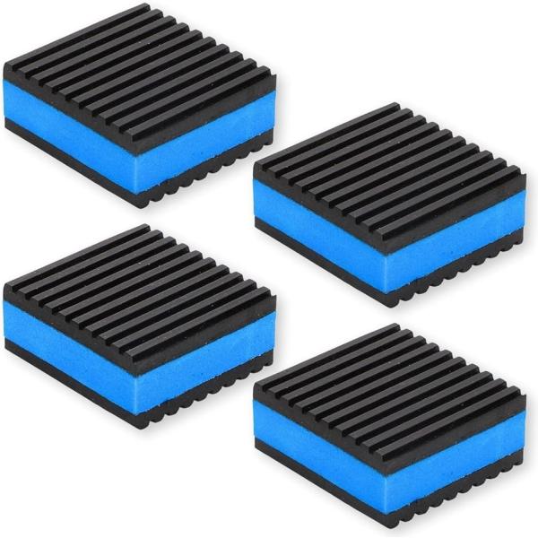 バリエーションコード : 2BUF5HFT4N防振・防音・防傷対策に優れた防振マット（ゴムマット）4個セットです。洗濯機、エアコン室外機、3Dプリンターなどの騒音や振動を軽減し、床や家具を保護します。耐震マットとしても活躍し、滑り止め効果の...