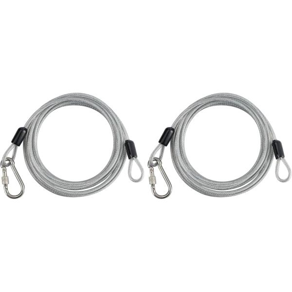 バリエーションコード : 2BU45V35WC防犯ワイヤー仕様：素材：スチール合金・PVC。直径：5mm、長さ3m。構造は7x7（計49本）、線径5.0mmの参考切断荷重は951kg。7x19より硬いので、直線での使用に適しています。ビニー...