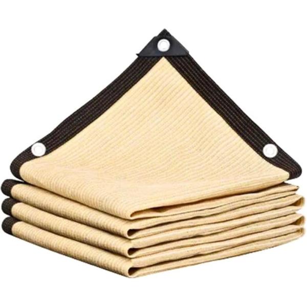 「高密度素材」高密度ポリエチレン素材を採用しており、耐引裂性・耐候性に優れています。紫外線や雨風にも強く、屋外使用に最適です。長期間使用しても劣化しにくい構造です。「優れたUVカット性能」UVカット率は約90%で、夏の強い日差しや紫外線から...