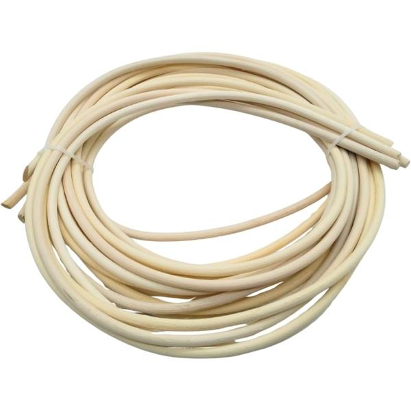 バリエーションコード : 2B9RGNXK6Y籐（ラタン）工芸の材料として最適な細い丸芯は、あなたの創造力を引き出します。バスケットや小物入れ、コースターなど、さまざまなアイテムを手軽に製作できるため、初心者から上級者まで楽しめます。自然な...