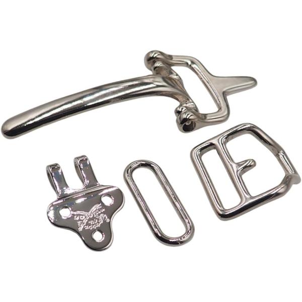 バリエーションコード : 2BUHF4992U「概要」ベルト用のバックル金具セットです。レザークラフトでオリジナルのベルトを製作する際に、おしゃれでアンティークな騎兵バックル金具セットで自分だけのオリジナルアイテムを。革製品ハンドメイド初心...