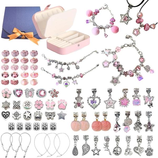 「セット内容」（商標登録6654305）ビーズ・チャーム等・ケース付き　７２点です。可愛いパーツ・キラキラパーツで揃えたセットになります。「収納ケース付き」 ケースの大きさ　１６cm??１１cm??５cm。全てのパーツを個別に収納ができ、余...