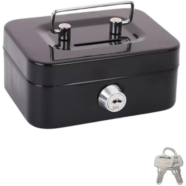 バリエーションコード : 2BUHTFHHSQ「持ち運びできるミニ金庫」 小型で持ち運びやすい手提げ型のミニ金庫です。貴重品や小銭の収納に適しており、鍵付きなのでしっかりと保管できます。自宅やオフィス、イベントでの使用にも最適です。「貯金箱...