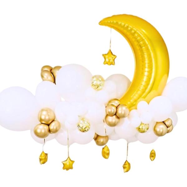 バリエーションコード : 2BUHU30NKQ「一生に一度の思い出を彩る」 1歳 誕生日やハーフバースデー、100日祝いなど、大切な節目の“誕生”を華やかに演出するバルーン バースデーセット。誕生日 飾りやガーランド、パーティーグッズが一式...