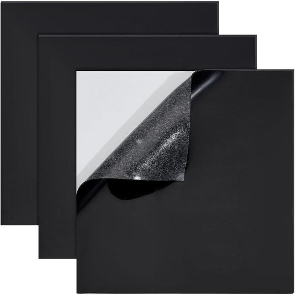 バリエーションコード : 2BUIH661F3サイズ詳細：幅約200mm、長さ200mm、厚さ1mmの黒色粘着シリコンゴムシート3枚をお届けします。高品質素材： シリコンゴムは、耐高温性に優れ、高温でも変形せず、低温でも脆くならず、優れた抗...