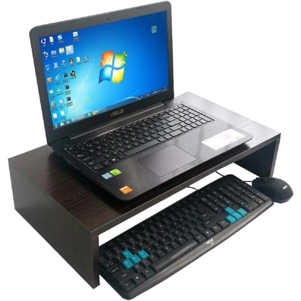 パソコンに最適なモニタースタンドです。画面が目の高さまで上がり、視認性が向上、猫背になりにくいです。家庭およびオフィスでの使用に必須のデスクアクセサリーです。下にキーボードやマウスが収納することができ、キーボードにホコリがたまるのを軽減し、...