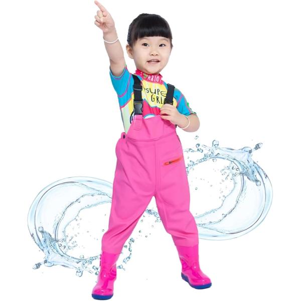 バリエーションコード : 2BUIO1RUI2「特徴」軽量PVC一体成型でウェーダー全体で水をシャットアウト「調節ショルダーベルト」子供の体に合わせて胴長がズレにくい「素材」 PVC70％/ナイロン30％の素材で、胴長だから腰までしっかり防...