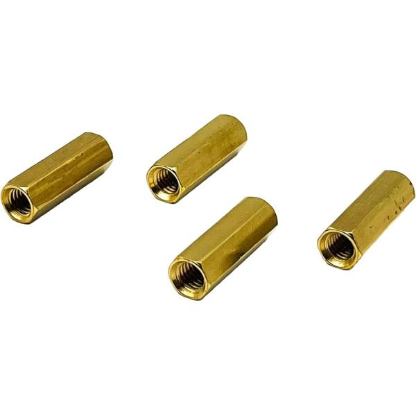 バリエーションコード : 2BUIXJLV9C「真鍮M6ナット」この六角ナットは、M6、ピッチ1、長さ25mmのロングナットです。真鍮のゴールドカラーが美しい見た目の、デザイン性ある高ナットです。アルミやアルマイトのナット・ネジとはひと味違...