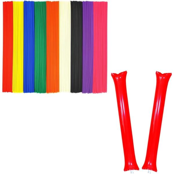 「観戦をもっと熱く」鮮やかなカラーと大音量。応援に欠かせない定番バルーンアイテム「コスパ抜群」配りやすい個包装＆ストロー付きで準備もスムーズに。「会場を一体に。」イベントの一体感を演出。色分けもできる9色バルーンセット「高耐久」丈夫で長持ち...