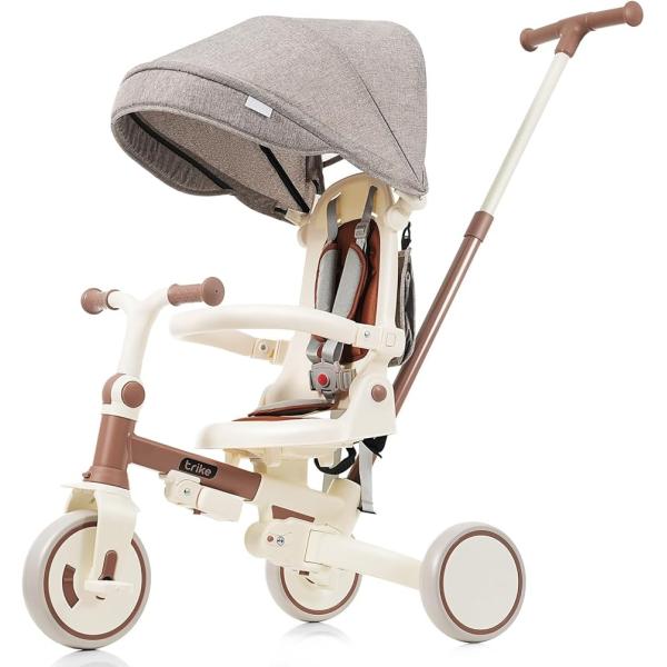 バリエーションコード : 2B9WH0L53W「7 in 1多機能三輪車」子供の成長に合わせて長く楽しむことができます。押し棒付きの安全ガード三輪車、三輪車、バランスバイク、自転車など、さまざまな機能モードを備えており、さまざまなニーズに対...