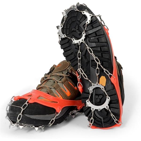 バリエーションコード : 2BUJR9PH11［滑りにくく冬道の心強い味方］13本のステンレススパイクを備えたアイゼンが雪や氷にしっかり食い込み、凍結路面でも滑りにくく安定歩行を実現。冬季の登山や雪山はもちろん、住宅街の歩道や駐車場、商業施...