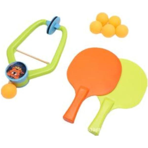 「セルフトレーニング」一人で場所を選ばず練習できます「セット内容」ラケット：２個　吊り下げ器：１個(ヒモの長さ：約115cm)　ピンポン玉：６個「反射神経」初心者・高齢者も楽しく遊べ、スキルを向上できます「取付簡単」簡単に取り付けロープの長...