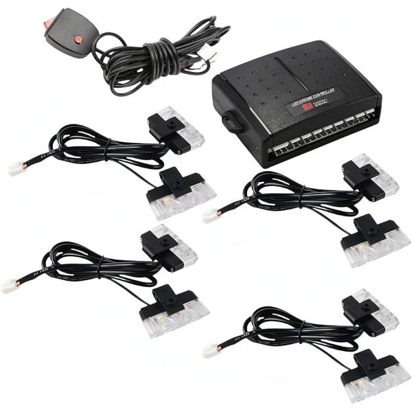 対応電圧：DC12V／DC24V兼用発光カラー／モード：ホワイト／点滅モード（フラッシュ機能付き）取り付けタイプ／用途：車内ルーム灯・車外装飾灯・バイクアンダー照明など装飾用耐久性：防水規格 IP65 相当付属品／セット内容：LEDライト本...