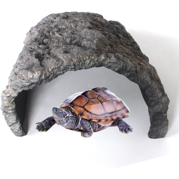 バリエーションコード : 2BRT21PGX2「くつろげる広さ」リクガメがゆったりと身を休められる、奥行きたっぷりのシェルターです。ほどよく暗く涼しい空間は、落ち着いて過ごせるお気に入りの場所に。小型や中型の爬虫類も複数で入れる広さがあり、...