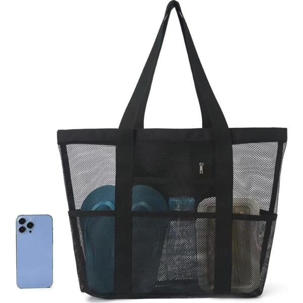 商品名：メッシュバッグサイズ：約30x17x4cm　重さ約0.2kg