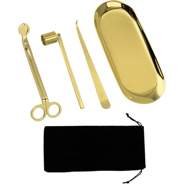 バリエーションコード : 2BUO1GSNXI「商品説明」キャンドルを長く、美しく楽しむための「キャンドルメンテナンス4点セット」です。芯切り（ウィックトリマー）、火消し（スナッファー）、芯押さえ（ウィックディッパー）、専用トレーが揃ってお...