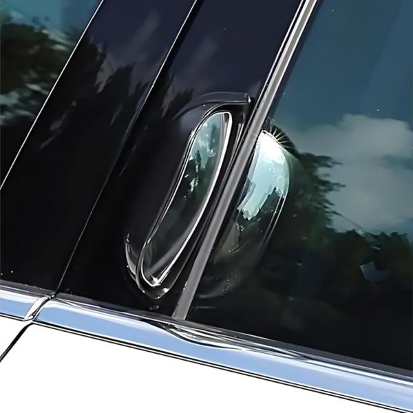 バリエーションコード : 2BUPFIQ0HU「死角ゼロを目指す新設計ミラー｜視界拡大で安心ドライブ」 サイドミラーでは見えにくい“後席の死角”をしっかりカバーする補助ミラー。降車時に接近するバイクや自転車、歩行者を素早く検知し、ヒヤリとす...