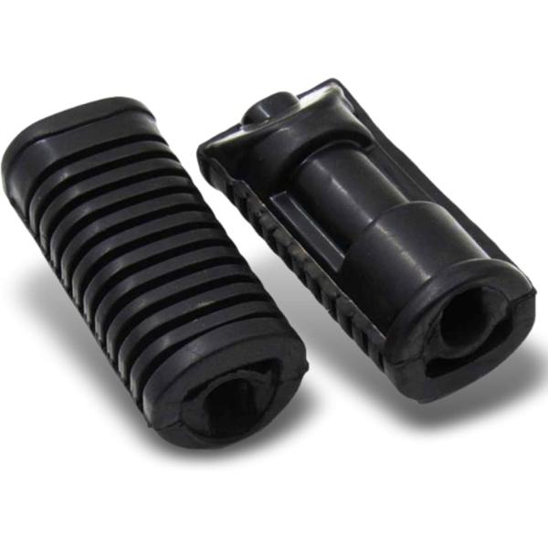 バリエーションコード : 2BUPK6281Kスーパーカブ互換品のバイクステップラバー左右セットです。経年劣化や摩耗や割れによる消耗品のカブステップラバーは、潤滑油を少量ぬりゴムハンマー等で簡単に設置していただけます。ステップ外側のゴムが切...