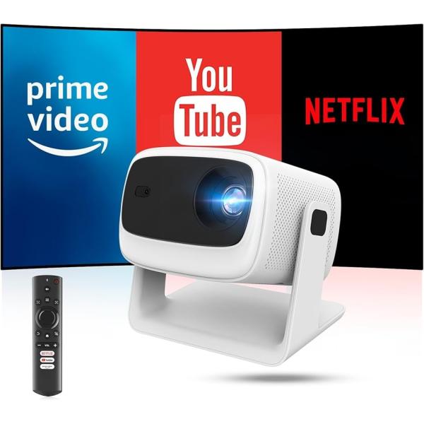 バリエーションコード : 2BRFOJOFC2「電源を入れるだけでスマートシアター体験」MV1プロジェクターはMovin 2.0チップを搭載し、1.0からAI自動認識機能が追加されました。投影面をわずか5秒で自動でフォーカスと台形補正を行い...