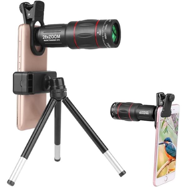 「18倍ズームでライブ映像を劇的に改善」 6倍では顔がボヤけ、60倍では視界が狭すぎる課題を解決。スマホにクリップするだけで18倍ズームを実現。推しの表情やダンスを大画面で鮮明にキャッチ。片手でレンズ操作＆もう片手で応援灯を振れる最適設計。...