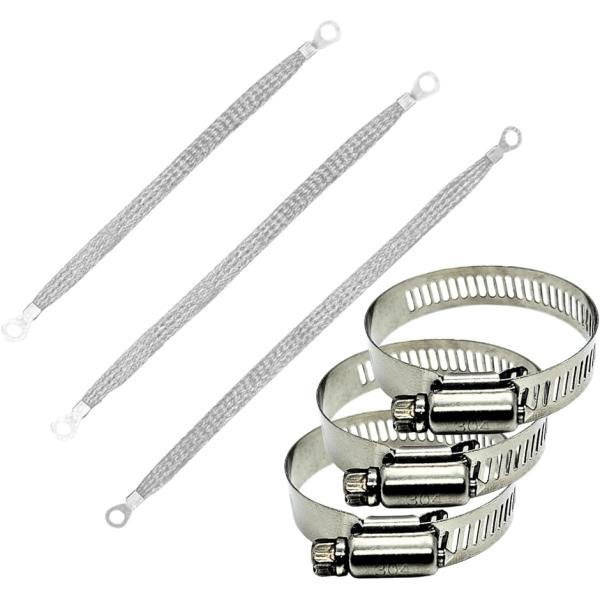 バリエーションコード : 2BUQKG3PQW高品質な素材｜耐久性に優れた錫メッキ銅を使用しており、優れた導電性と耐食性を兼ね備えています。長期間の使用にも適した高品質な素材です。高い柔軟性｜平編み構造により優れた柔軟性を実現。大きく曲げて...