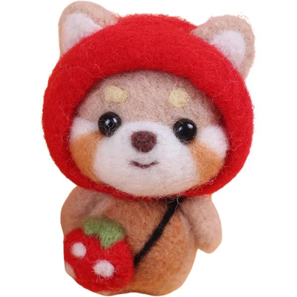 バリエーションコード : 2BUR9TN294「初心者でも安心」この羊毛フェルトキットは、初めての方でも簡単に始められるように設計されています。付属のガイドブックと必要な道具が揃っているため、手軽に可愛い動物のぬいぐるみを作成できます。手作...